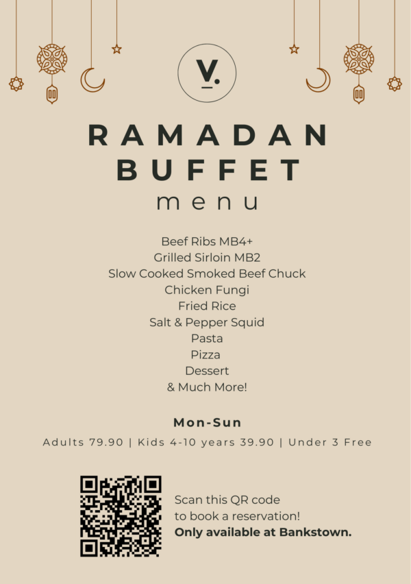 Ramadan Buffet at Bankstown 2025 - Volcanos Steakhouse